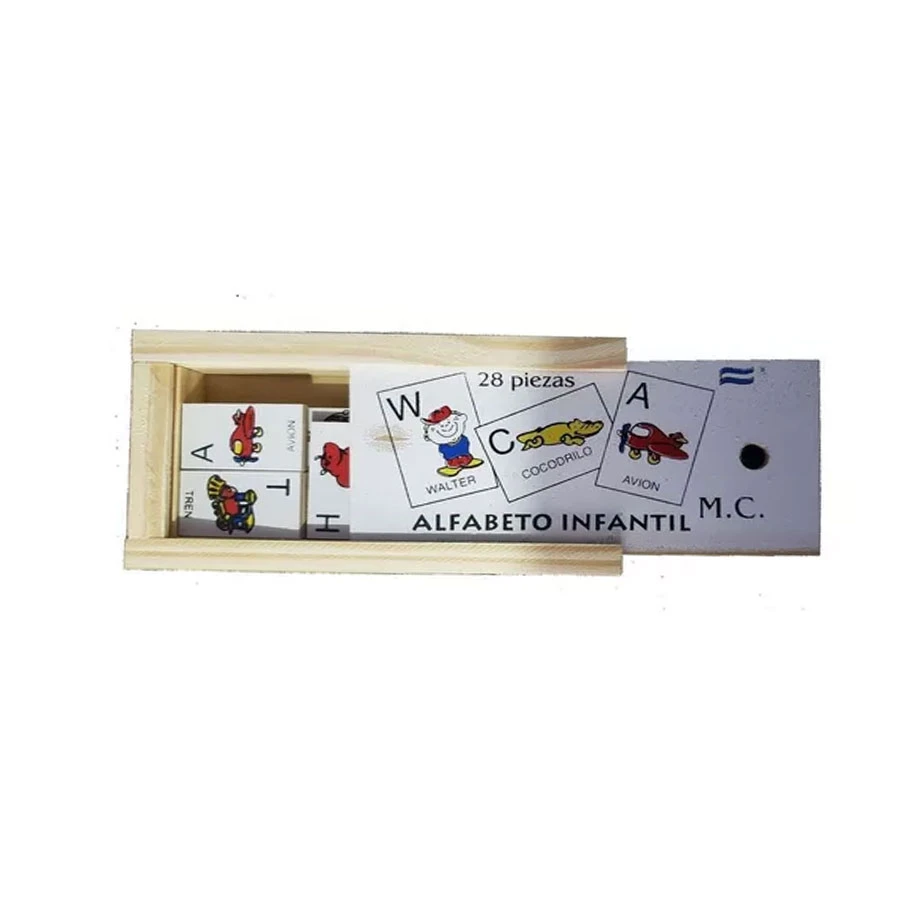 KAOSIMPORT - pack-x10-alfabeto-infantil-abc-madera-28-piezas-abecedario ...