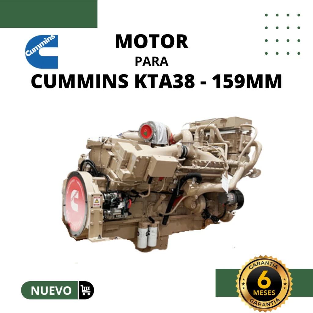 Motor para Cummins KTA38 (Completo) 102mm