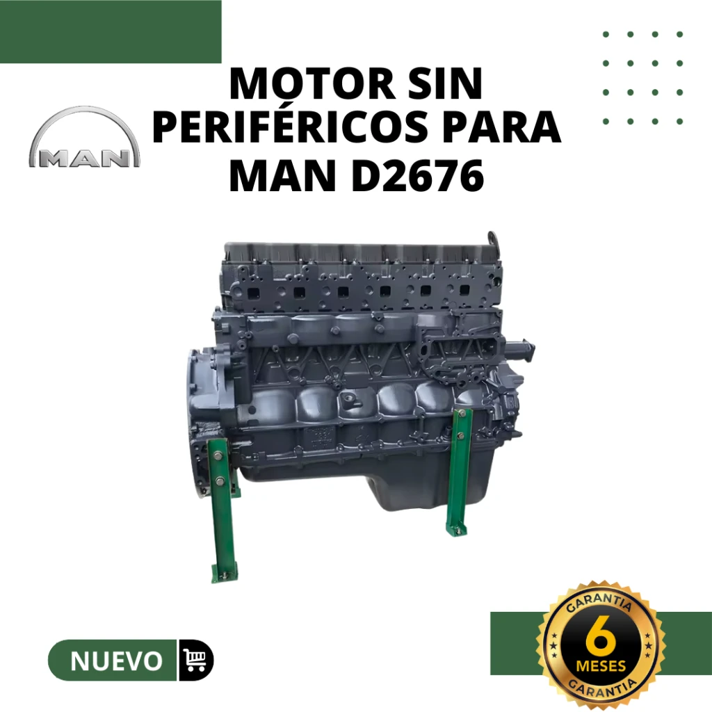 Motor para MAN D2676 (Sin periféricos)