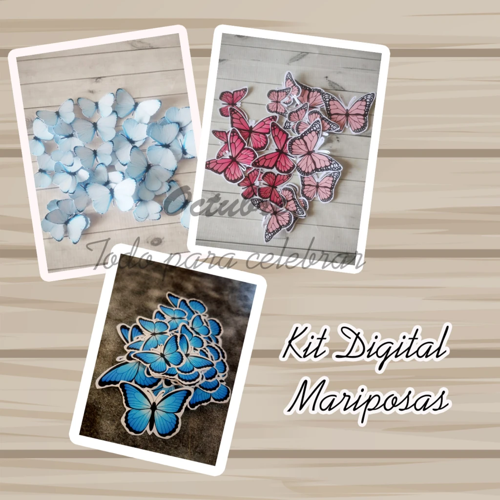 Kit Digital de Mariposas | Diseños Imprimibles para Decoración